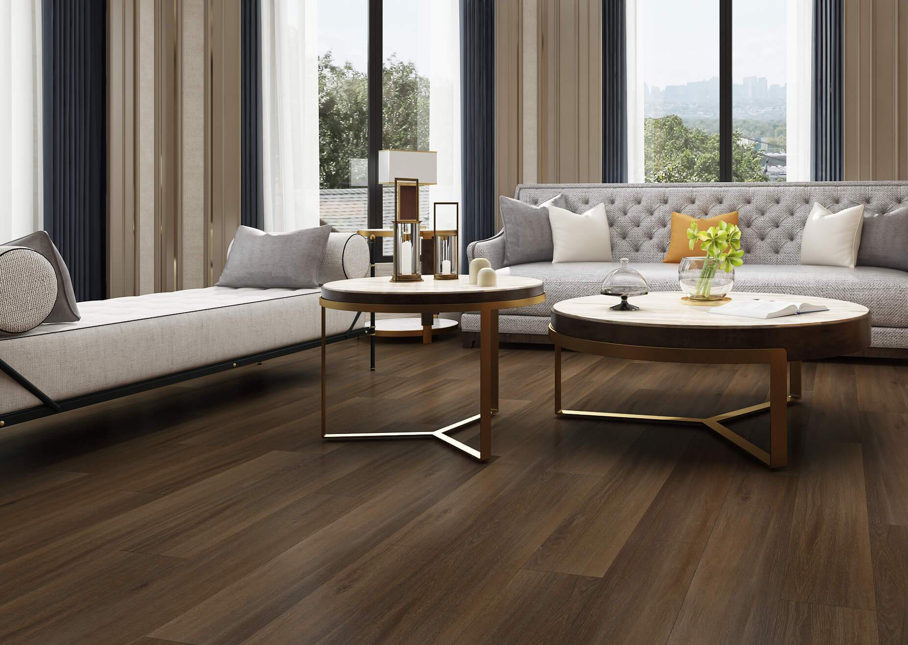 Fumed Oak Impervia® Flooring - Impervia